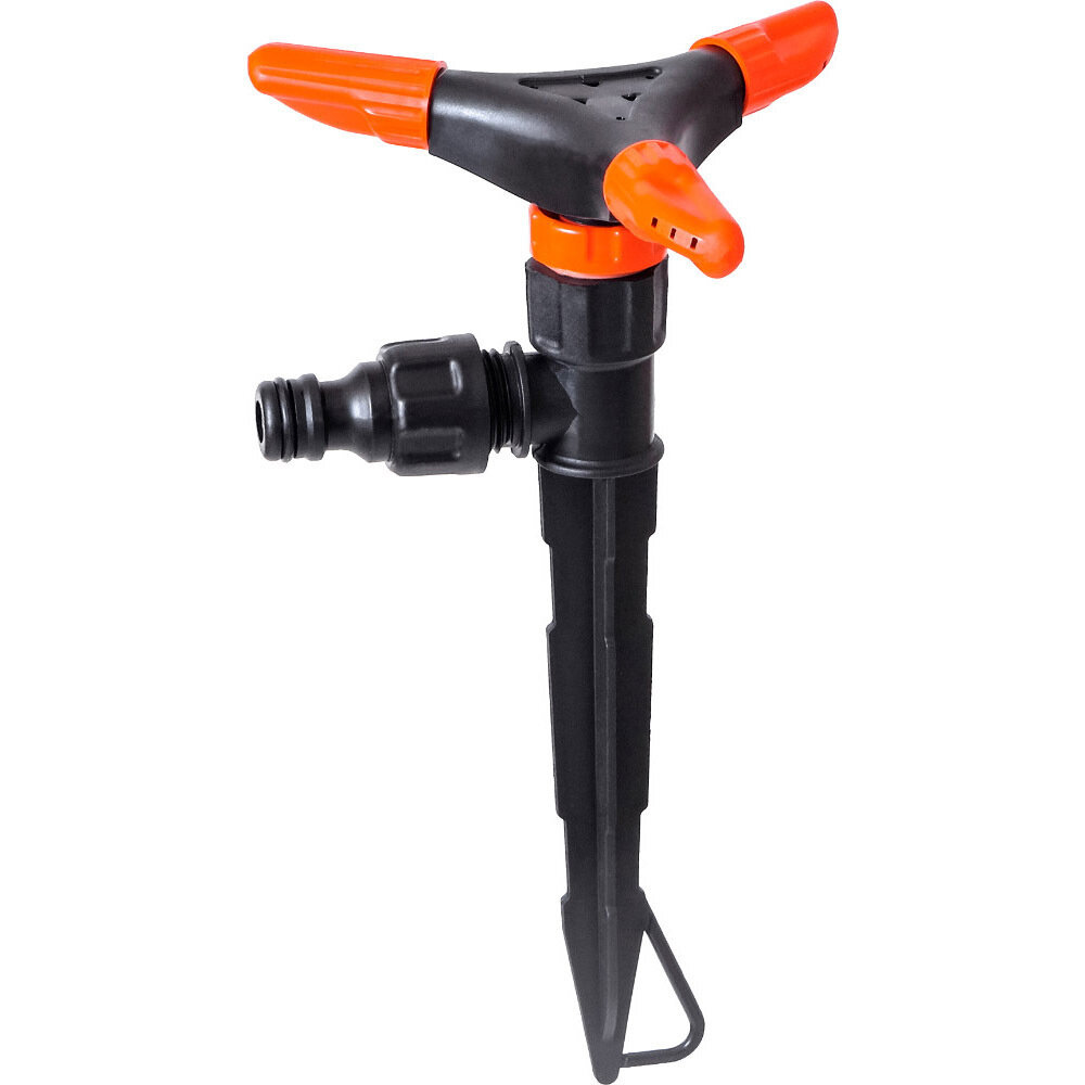 Круговой вращающийся распылитель "Жук" 3-лепестковый разбрызгиватель для полива