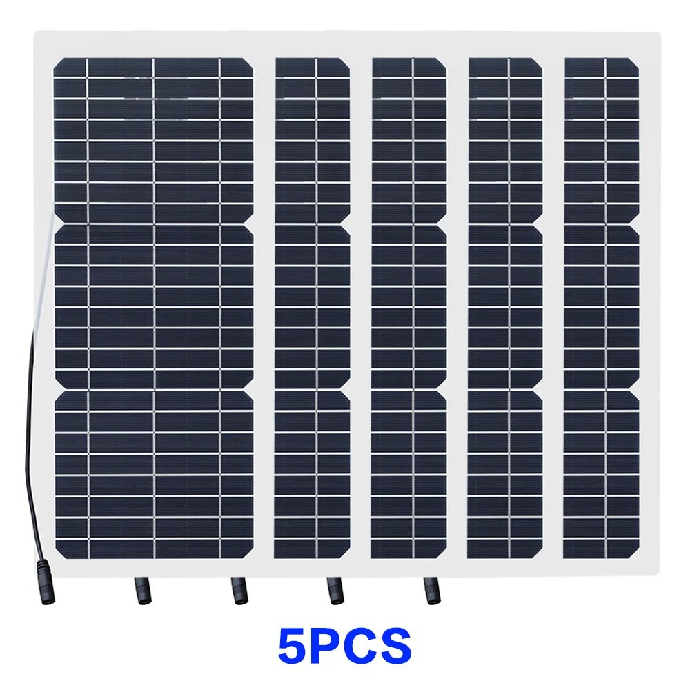 Гибкая солнечная панель XINPUGUANG 12В 10Вт 5 pcs solar panel