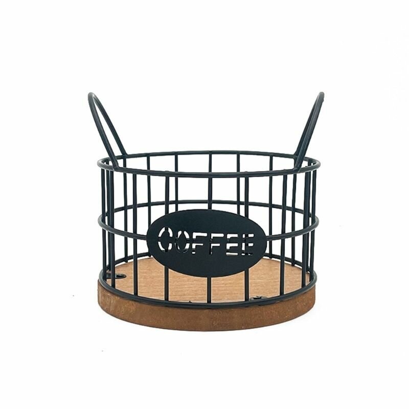 Прочный держатель для кофе, корзина хранения, большая емкость, органайзер стручков, эспрессо кухонной стойки