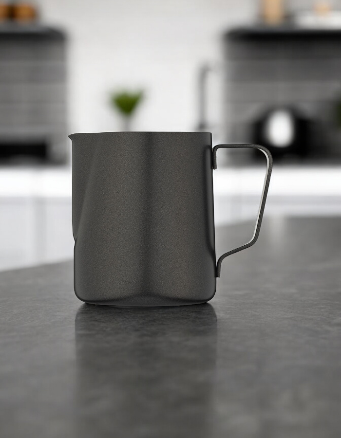 Питчер (молочник) Doppio 350мл, нерж. сталь, черный