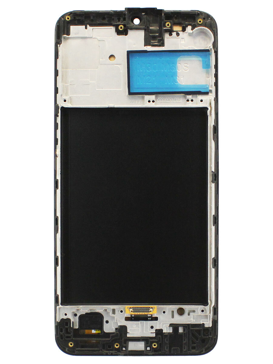 Дисплей для Samsung M215F Galaxy M21 модуль с рамкой и тачскрином (черный) (In-Cell)