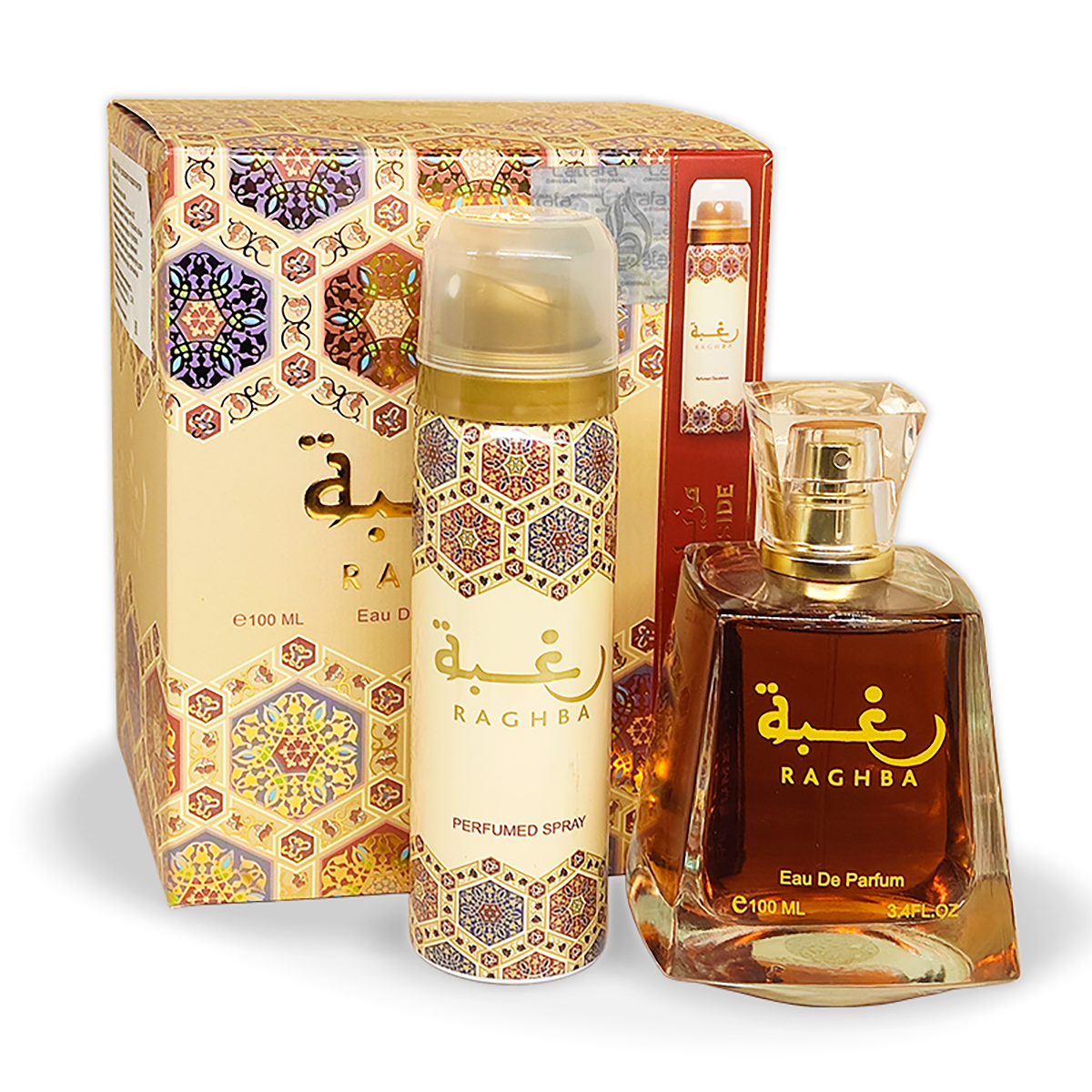 Парфюмерная вода Lattafa "Raghba", унисекс, восточный аромат, 100 мл