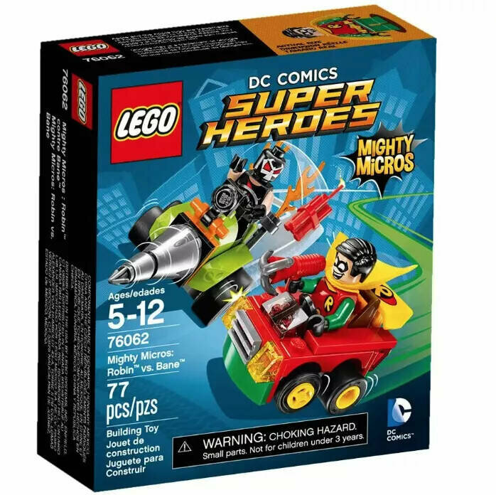 Конструктор LEGO Super Heroes 76062 Робин против Бэйна
