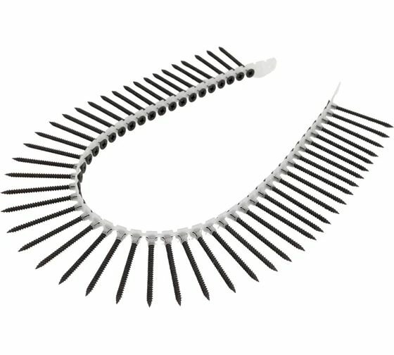 Лента шурупов для гипсокартона (1000 шт; 3.9х55 мм) фосфатированные Makita F-30942