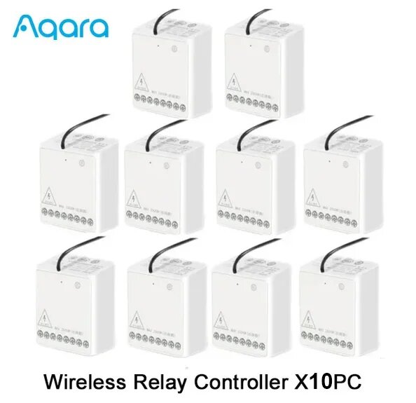Aqara Беспроводной релейный переключатель Zigbee 2 канала