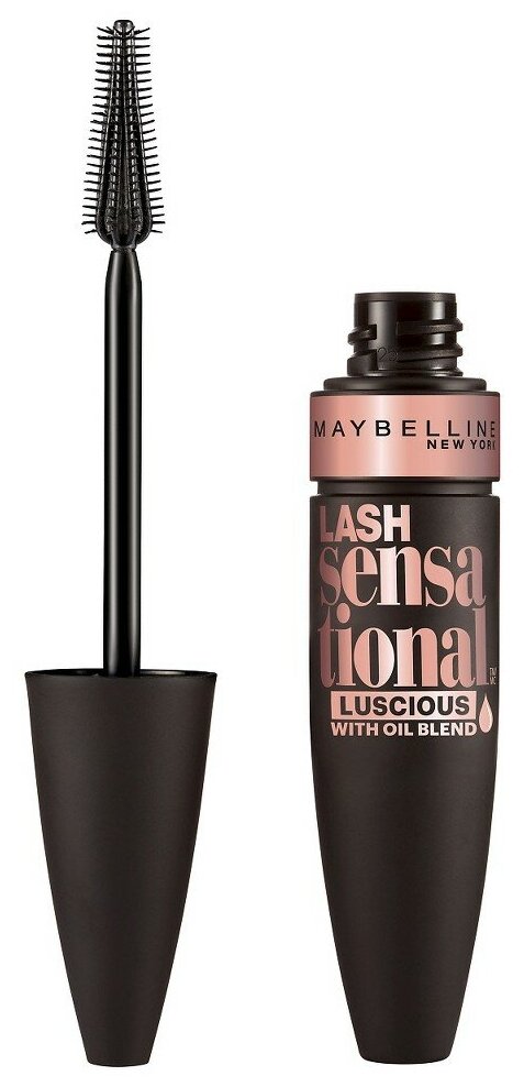 Maybelline New York Тушь для ресниц Lash Sensational Luscious, цвет-черный