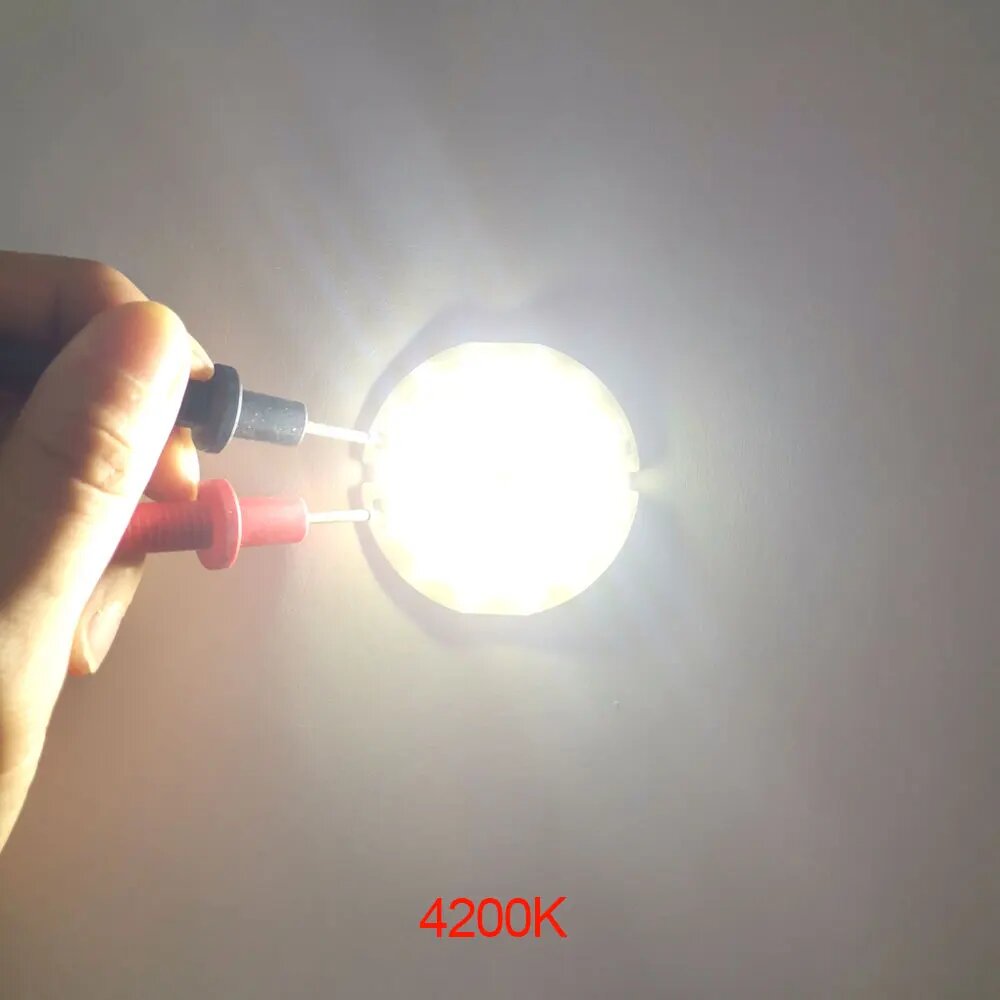 Светодиодная лампа COB 50 мм, белый свет
