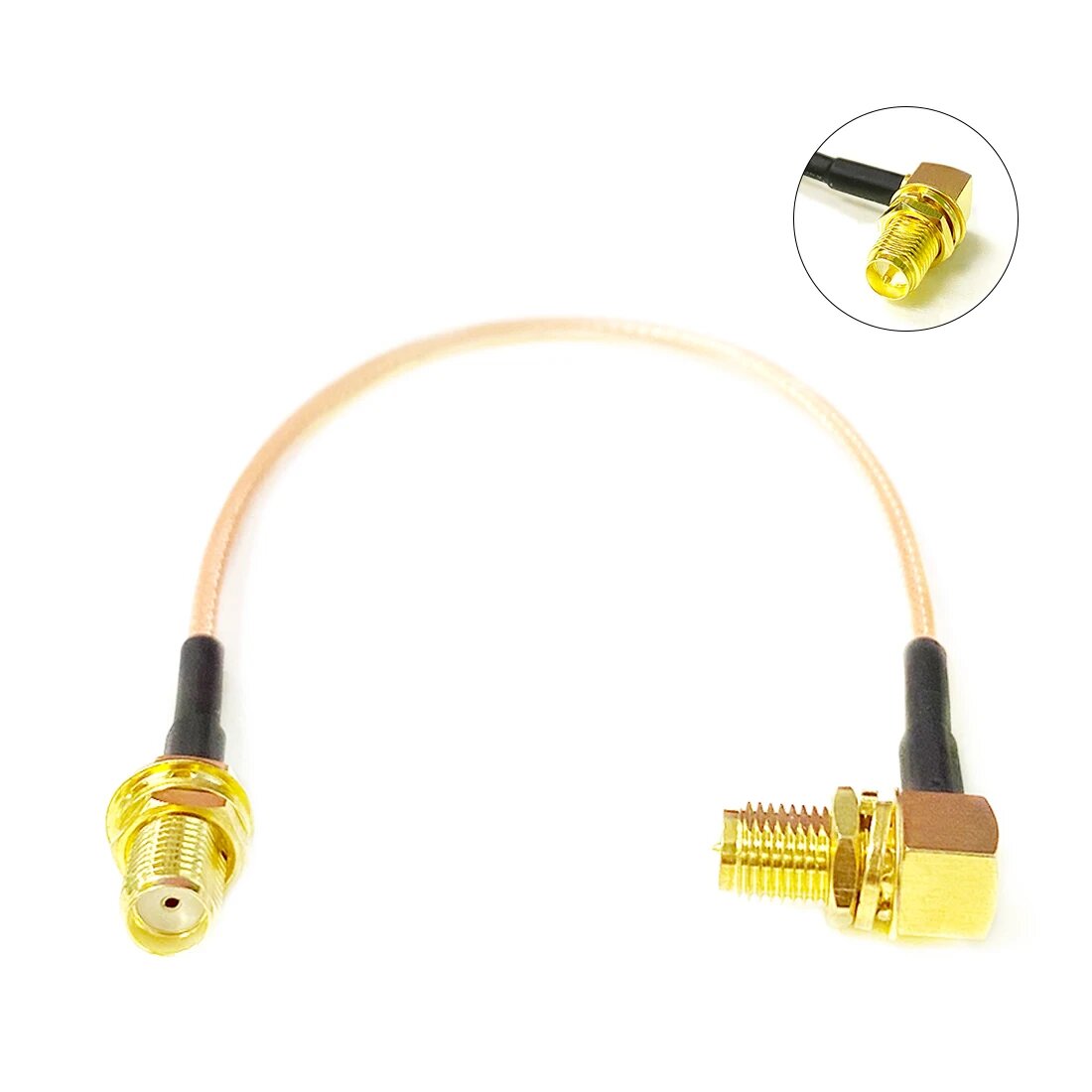 DexMRtiC SMA female pigtail cable RG316 10CM, SMA-SMAW