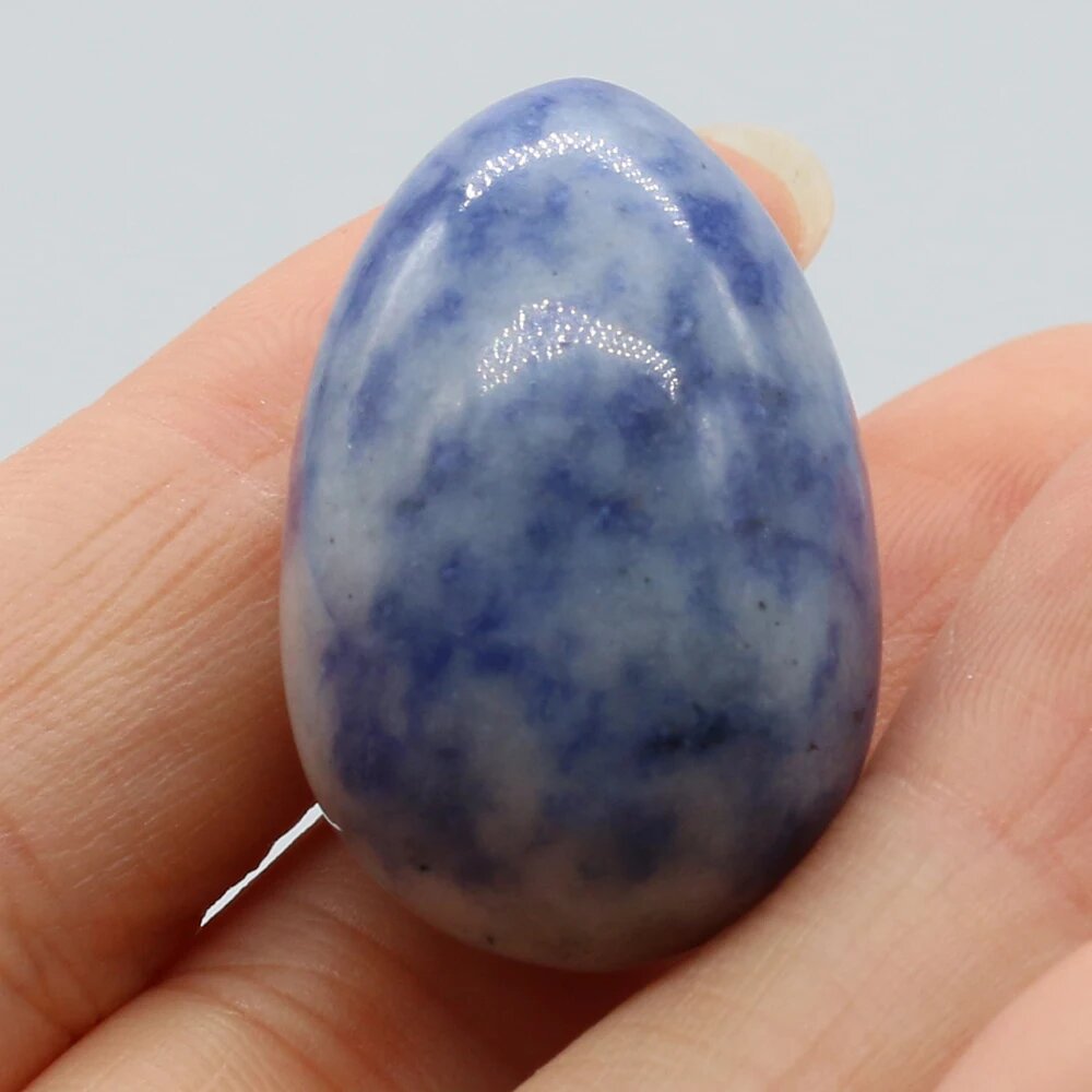 Хрустальное яйцо из опала 20x30 мм Sodalite