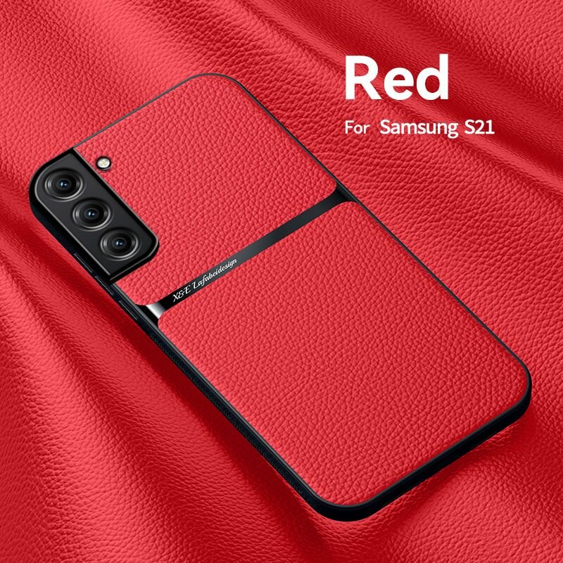 Чехол на Samsung Galaxy S21 /(Самсунг Галакси с21) , С защитой камеры / Высококачественная кожа