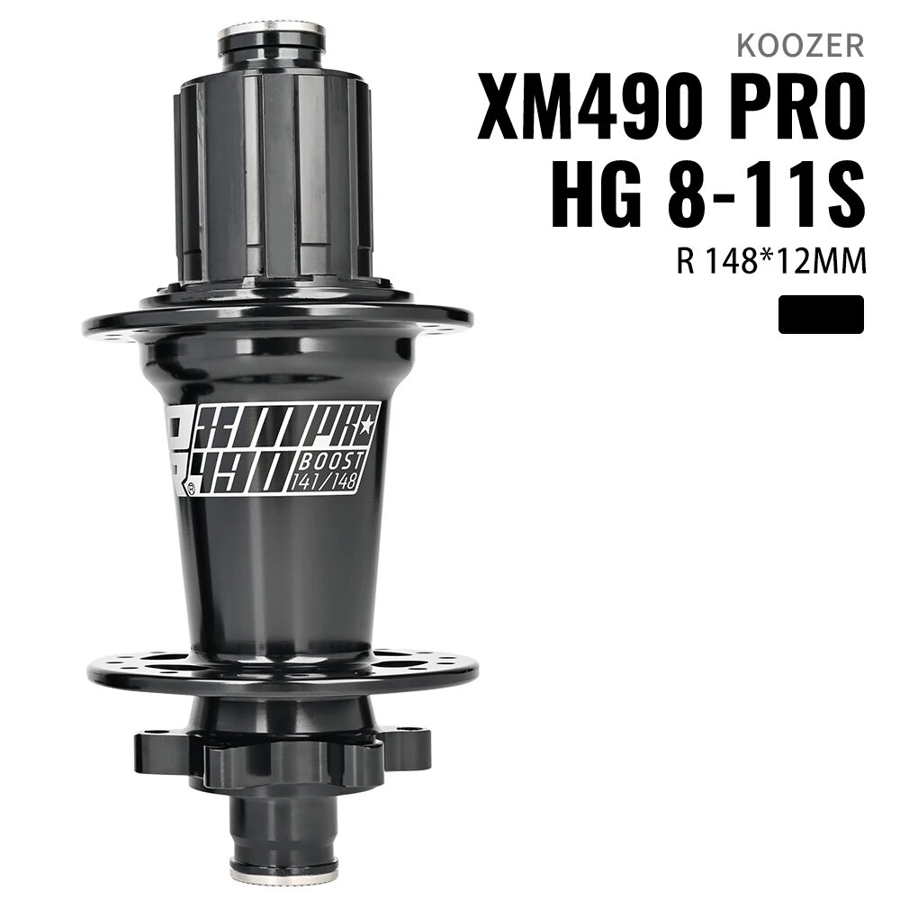 Втулка колеса Koozer XM490 PRO Boost 28H стальная 148x12 HG 32H BK