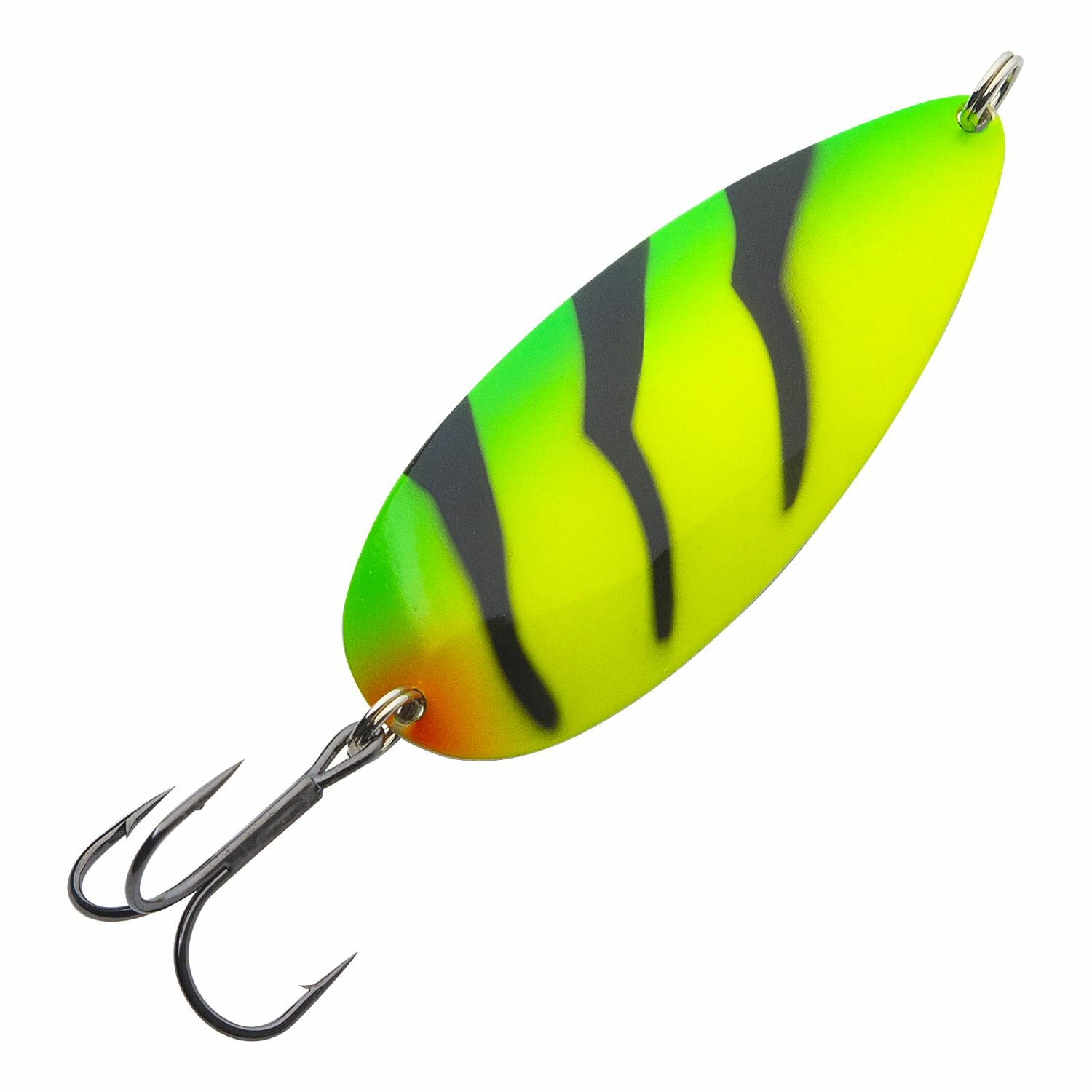 Блесна колеблющаяся Kuusamo Hauki 22гр 80/22 #BL/GR/FYe-S, колебалка для рыбалки