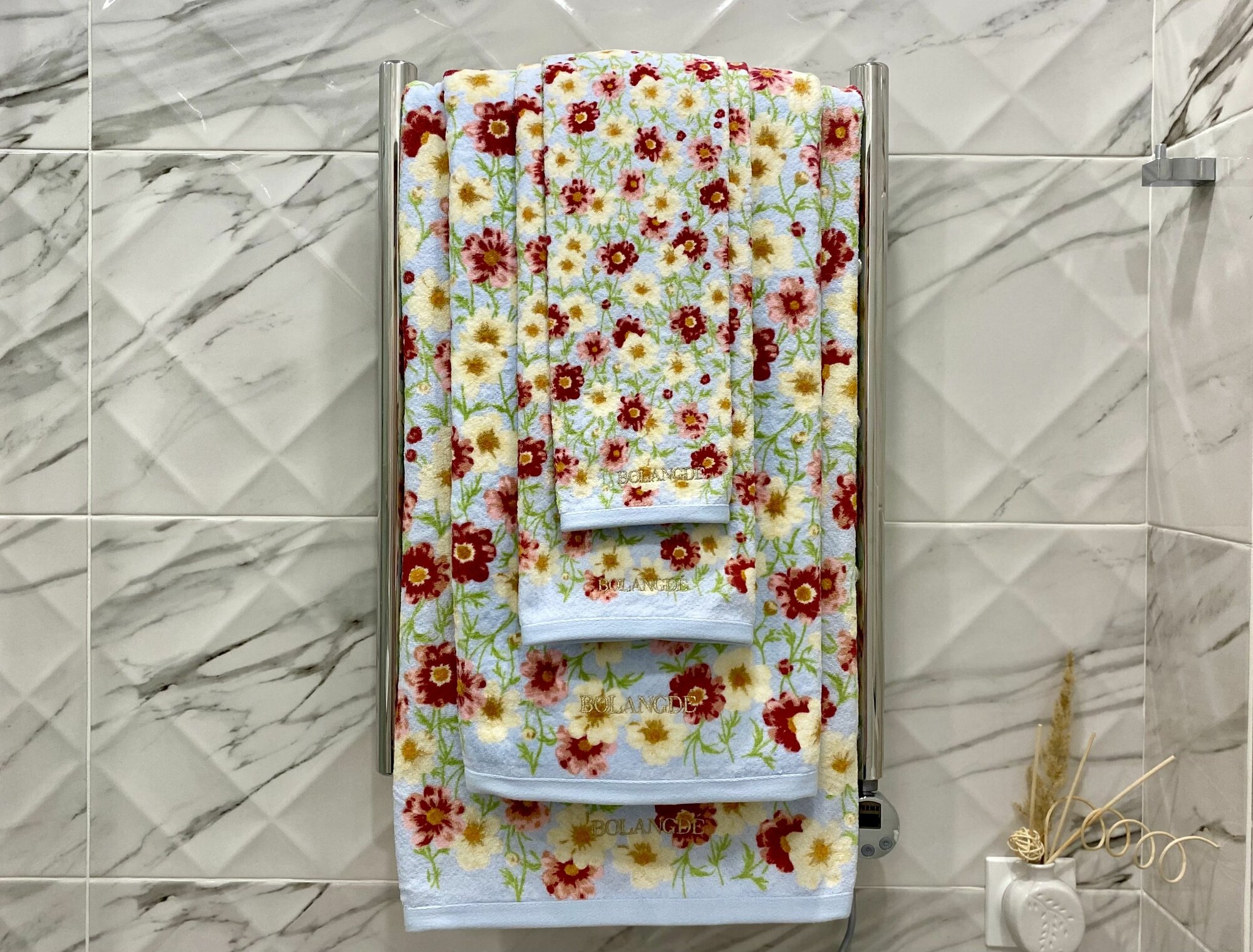 Полотенце BOLANGDE Япония лицо Сакура голубая 50*90 В 2020