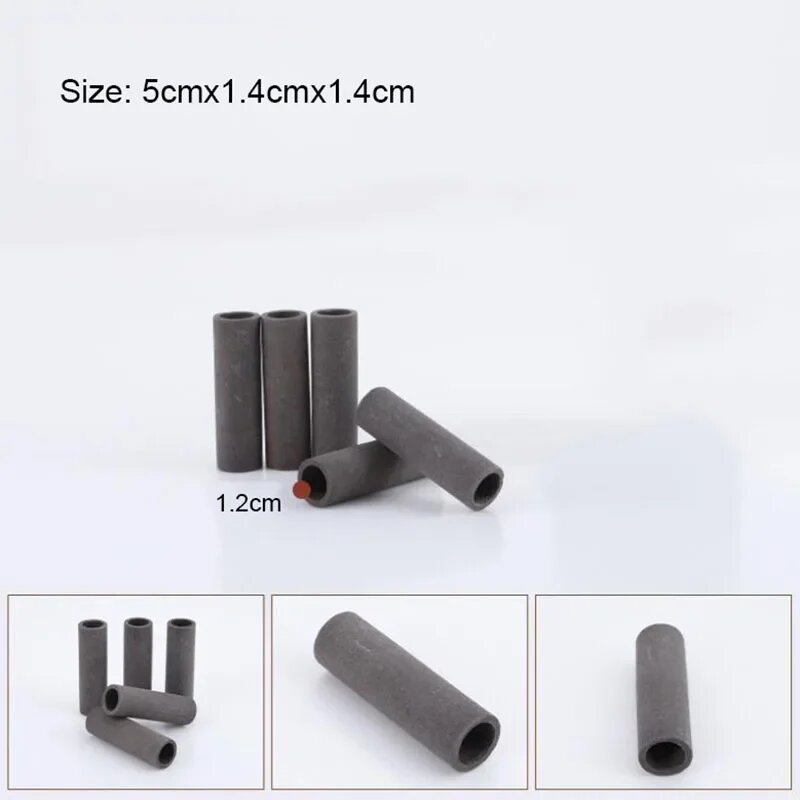 Керамический домик для рыб и креветок Серый, Tube