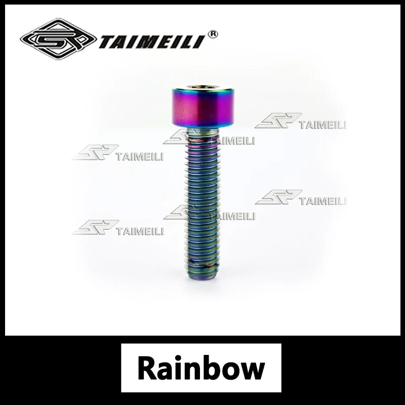 Титановый болт TAIMEILI M6, 30 мм, Rainbow color