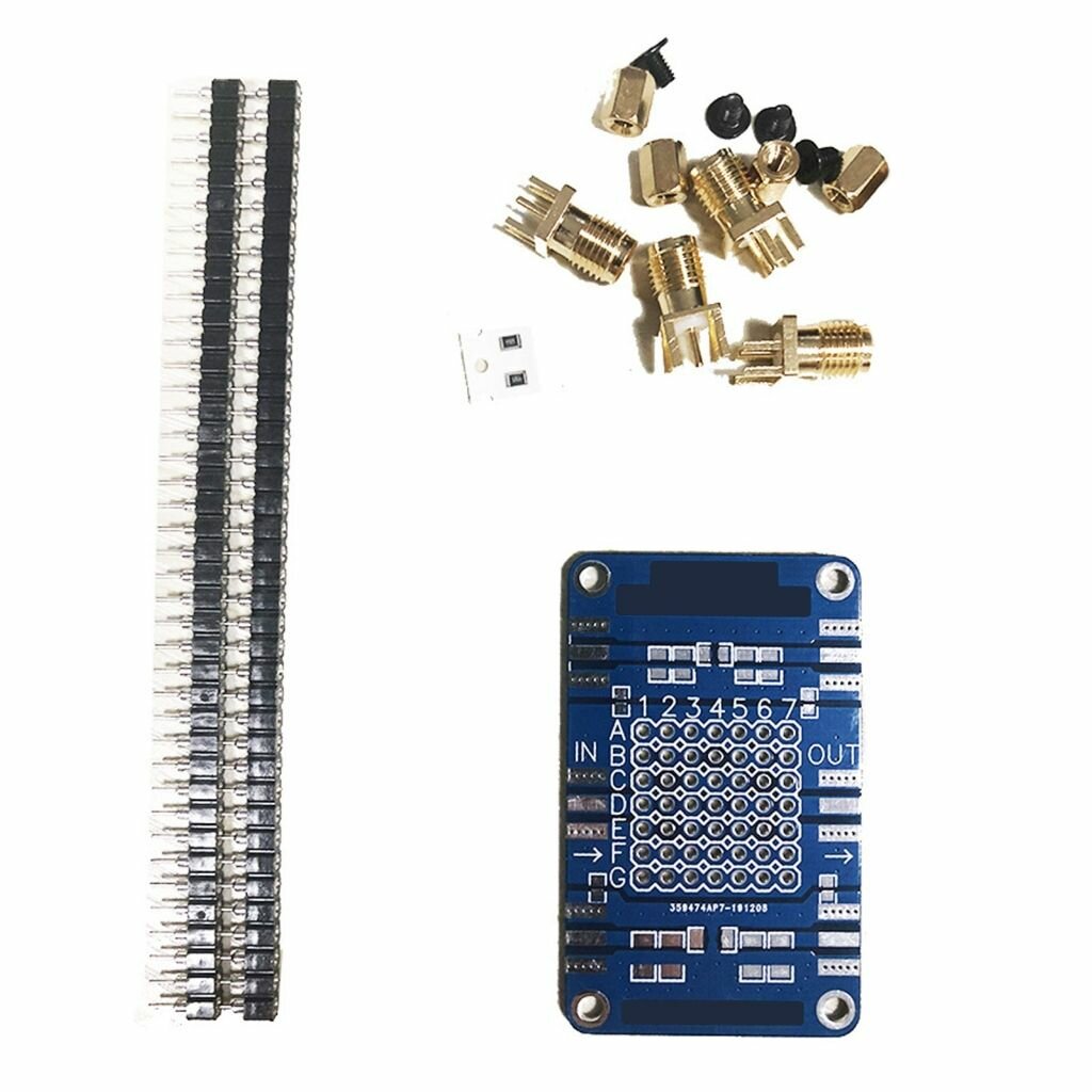 Соединитель, Части тестовой платы для векторного сетевого анализа