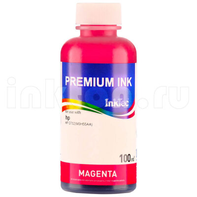 InkTec H5852-100MM, чернила для заправки картриджей, СНПЧ, принтеров HP, 100 мл, пурпурные
