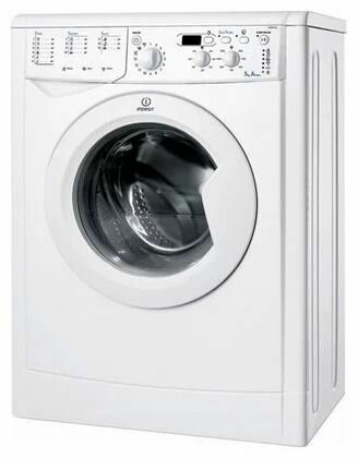 Стиральная машина Indesit IWSD 5085, узкая, загрузка 5 кг, EcoTime, белая