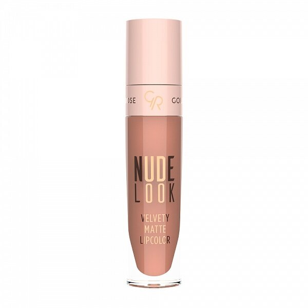 Помада жидкая для губ Golden Rose Nude Look Velvety Matte Lipcolor цвет 01 Нюдовая матовая бархатистая, не пересыхающая
