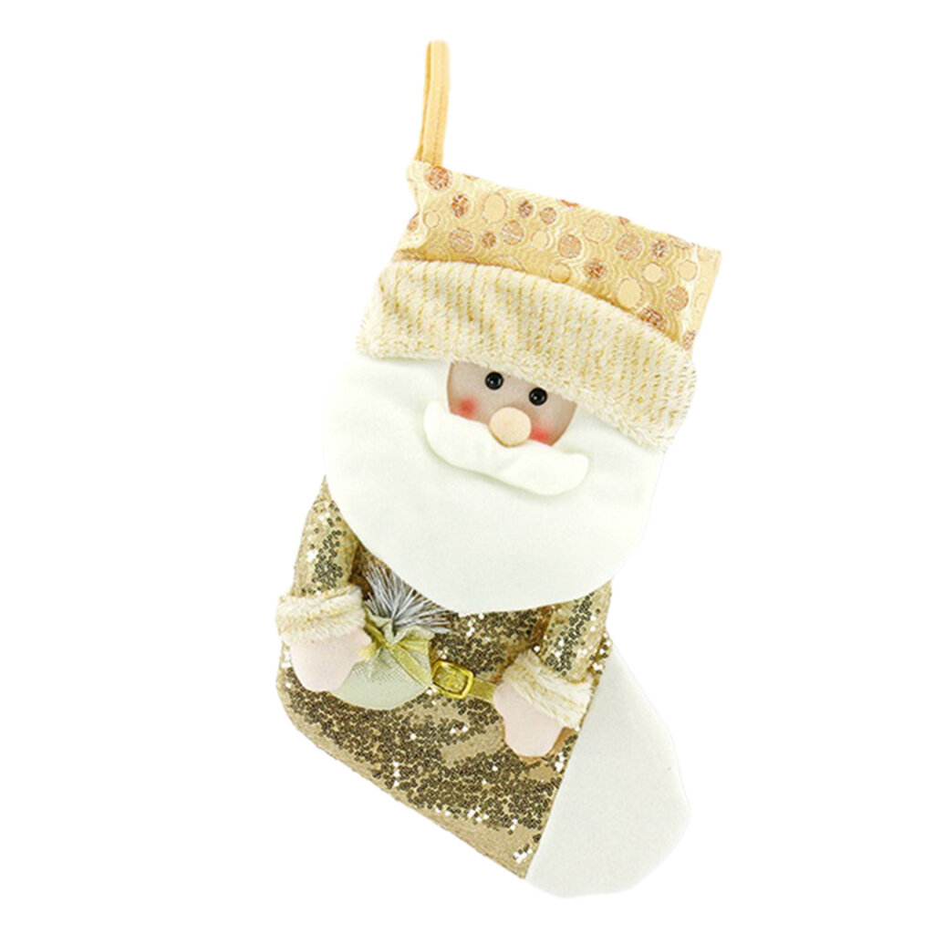 Рождественские чулки, большие украшения для чулок, 20 дюймов, с блестками, Санта-Снеговик, Лось