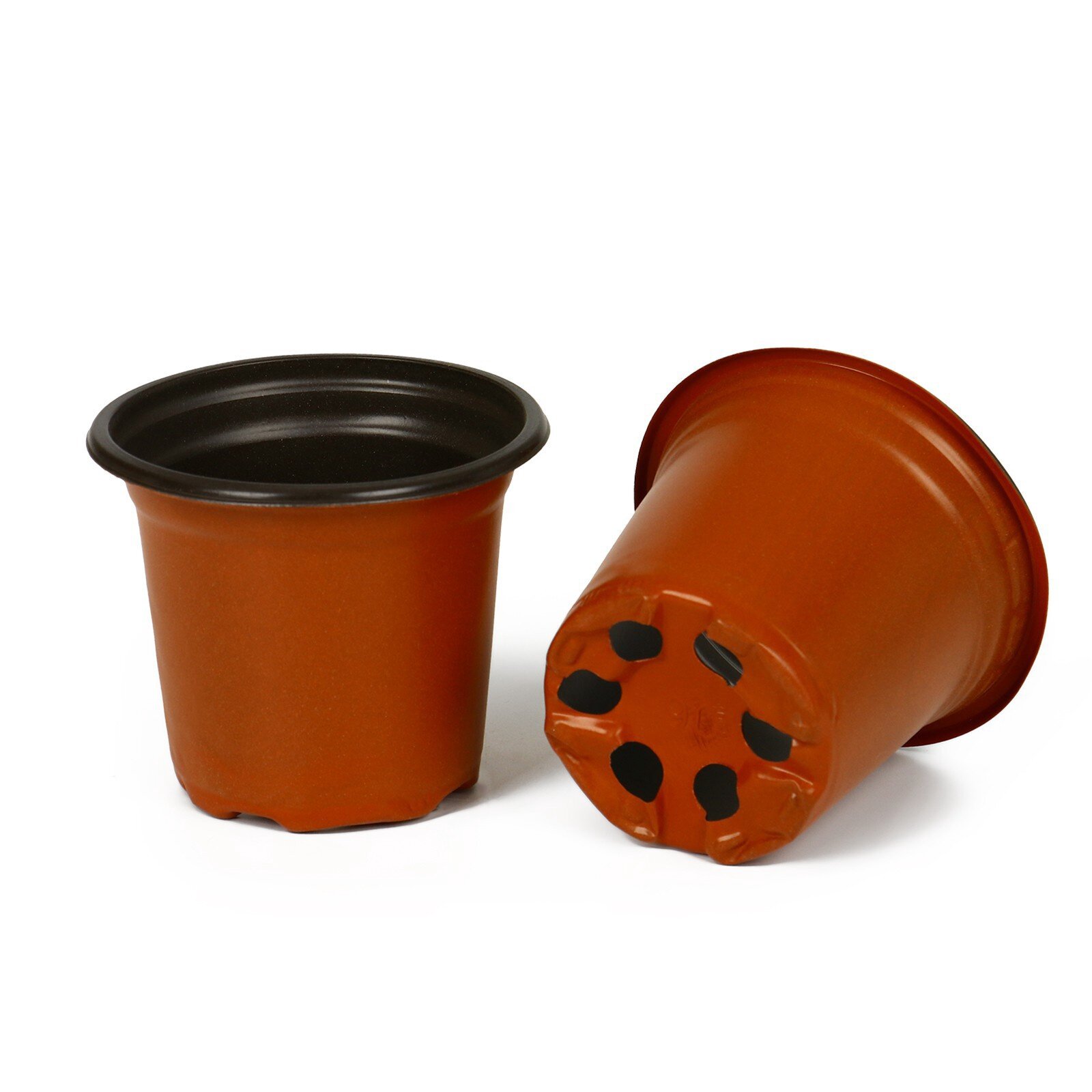 Горшок для рассады Greengo 9703533, 175мл, пластик, терракотовая, 20шт