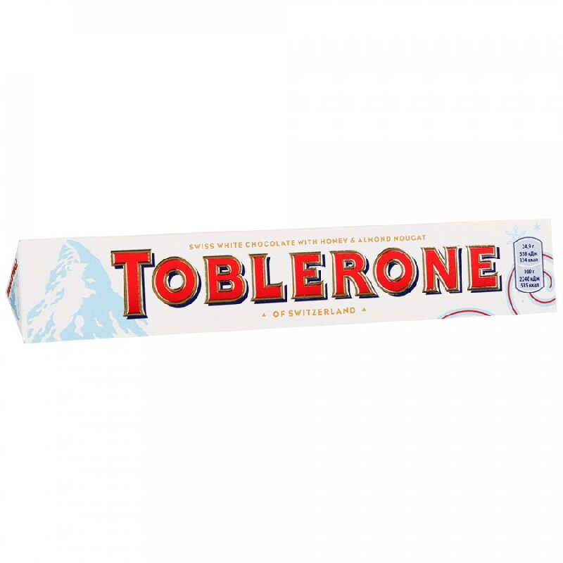 Шоколад KRAFT белый "TOBLERONE" 100г