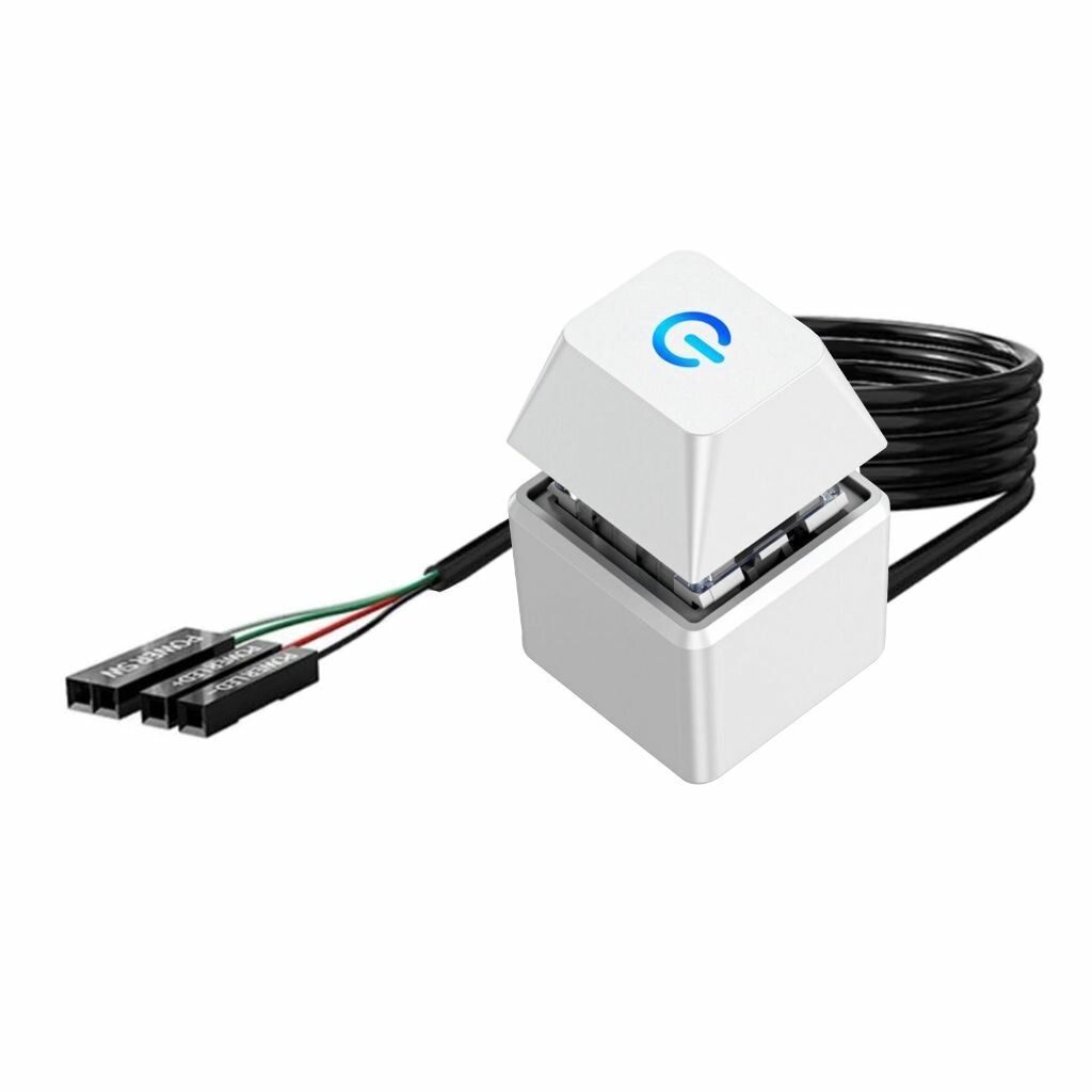 Кнопка питания корпуса ПК с кабелем и индикатором