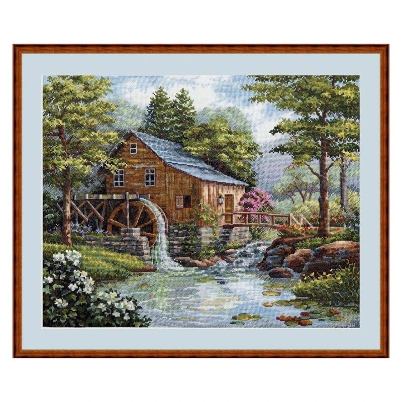 Набор для вышивки крестом "Dahlia", 16CT white canvas