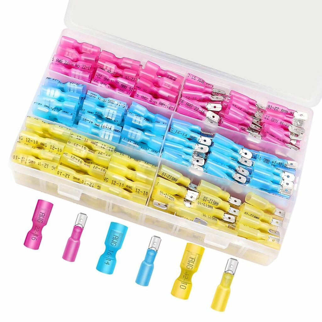 230шт термоусадочных проволочных соединителей типа "Пики" Клеммы для электриков