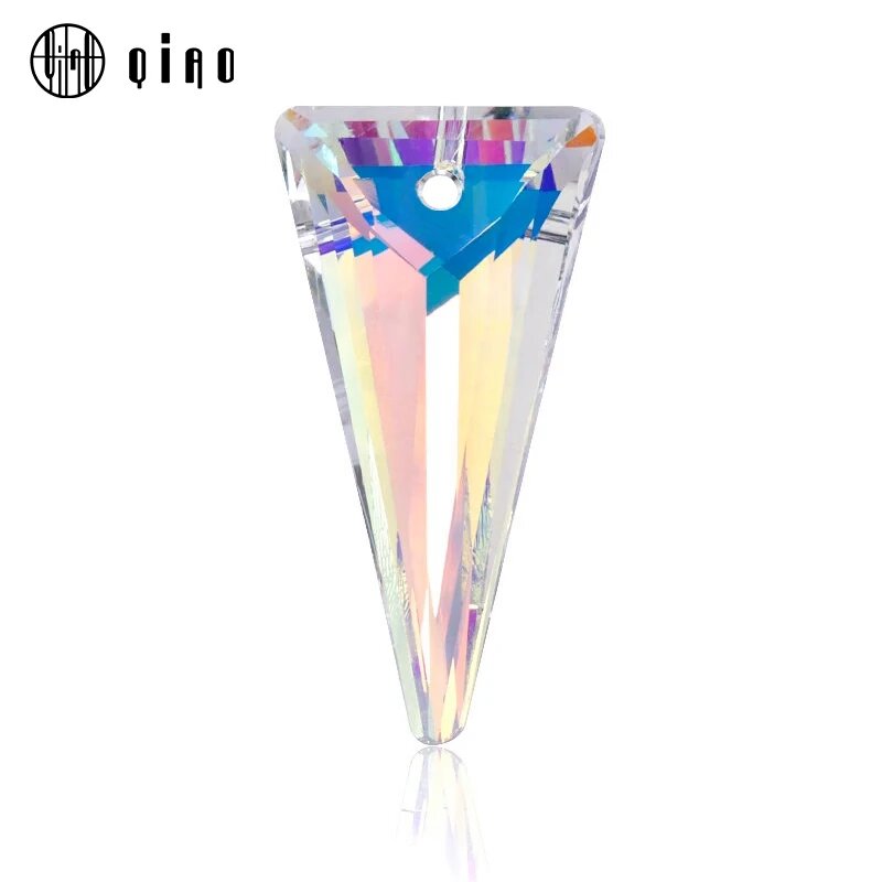 Хрустальные бусины QIAO 38 мм 8 шт.