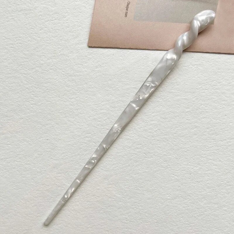 Шпилька для волос White, серебристая