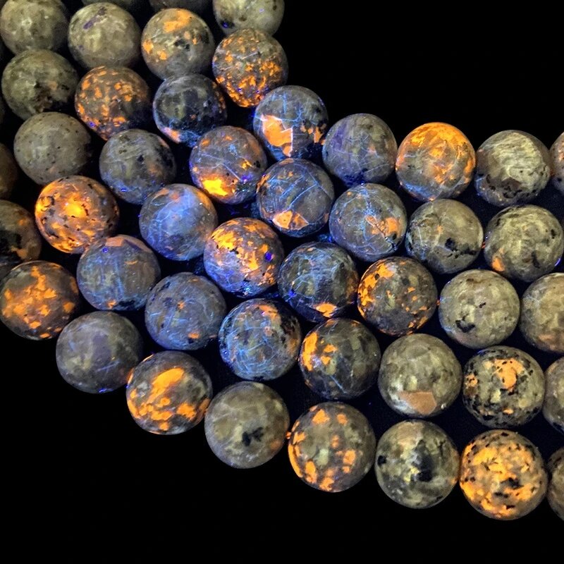 Бусины Verkadebeads Yooperlite Лабрадорит круглые 91 шт 6mm 59-63pcs