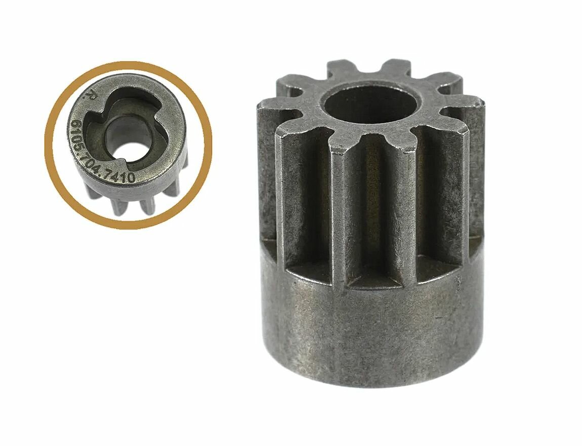 Шестерня привода правого колеса газонокосилки Stihl/Viking (металл) 61057047410
