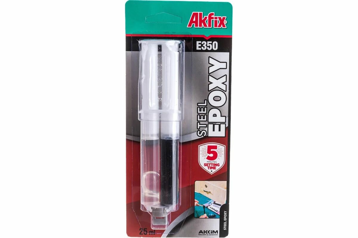 Эпоксидный клей для металла Akfix E350 25 мл