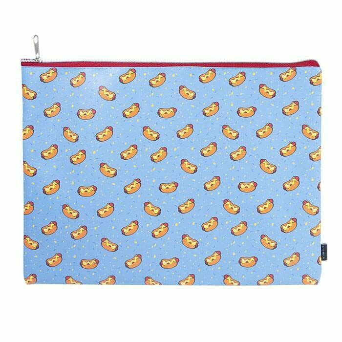 Папка на молнии FOOD ADDICTION А4 260х330мм Lorex