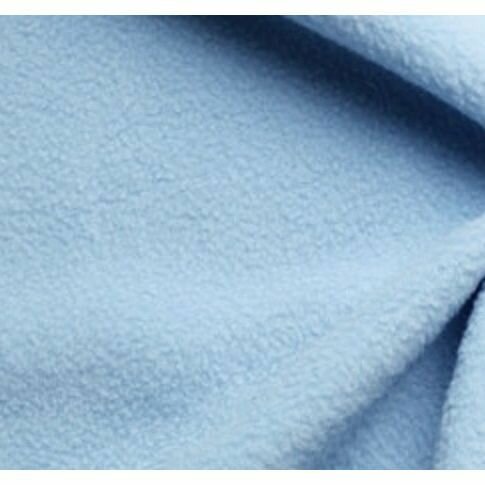 Трикотаж совушка Флис, 180, голубой