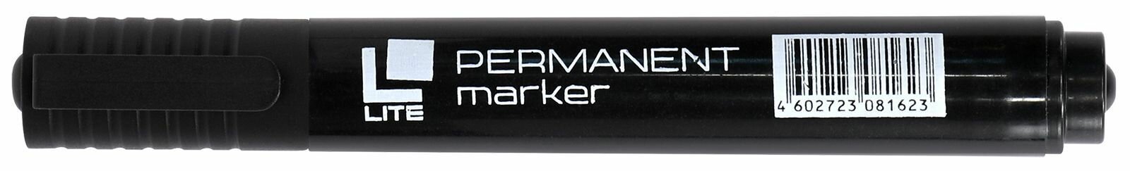 Маркер Lite перманентный, 1-3 мм, черный круглый (PML01K)