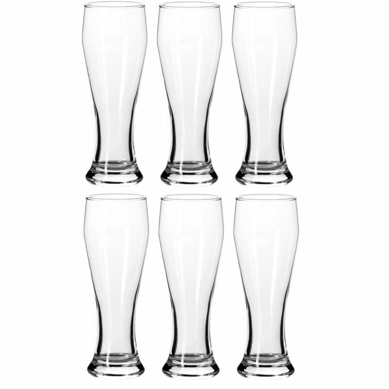 Стаканы Pasabahce Для пива, 300 мл, диаметр 67-65 мм, высота 199 мм, 6 шт (7711)