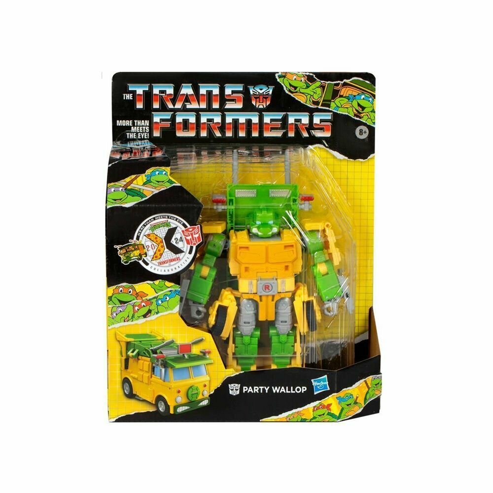 Hasbro Transformers Collaborative Teenage Mutant Ninja Turtles Party / Набор Шарнирных Фигурок Из Классического Фильма, Коллекционные Игрушки-машинки Для Мальчиков, Трансформеры