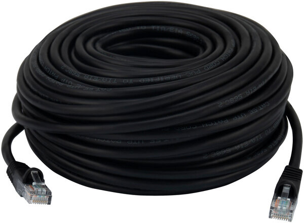 Патч-корд Buro UTP 4 пары cat.5E CCA molded 0.25м черный RJ-45 (m)-RJ-45 (m)