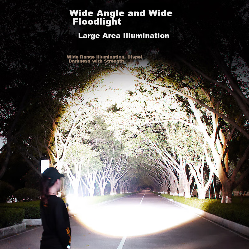 Tianhuo Flashlight, Canglong High-Intensity Ultra-Bright Zoomable Long-Range Ultra-Long Battery Life Rechargeable for Home Military Outdoor Wilderness Survival Special Use