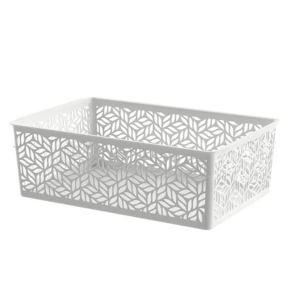 Корзинка HOMVER "Linden" 4,3л 221313335/01 серый