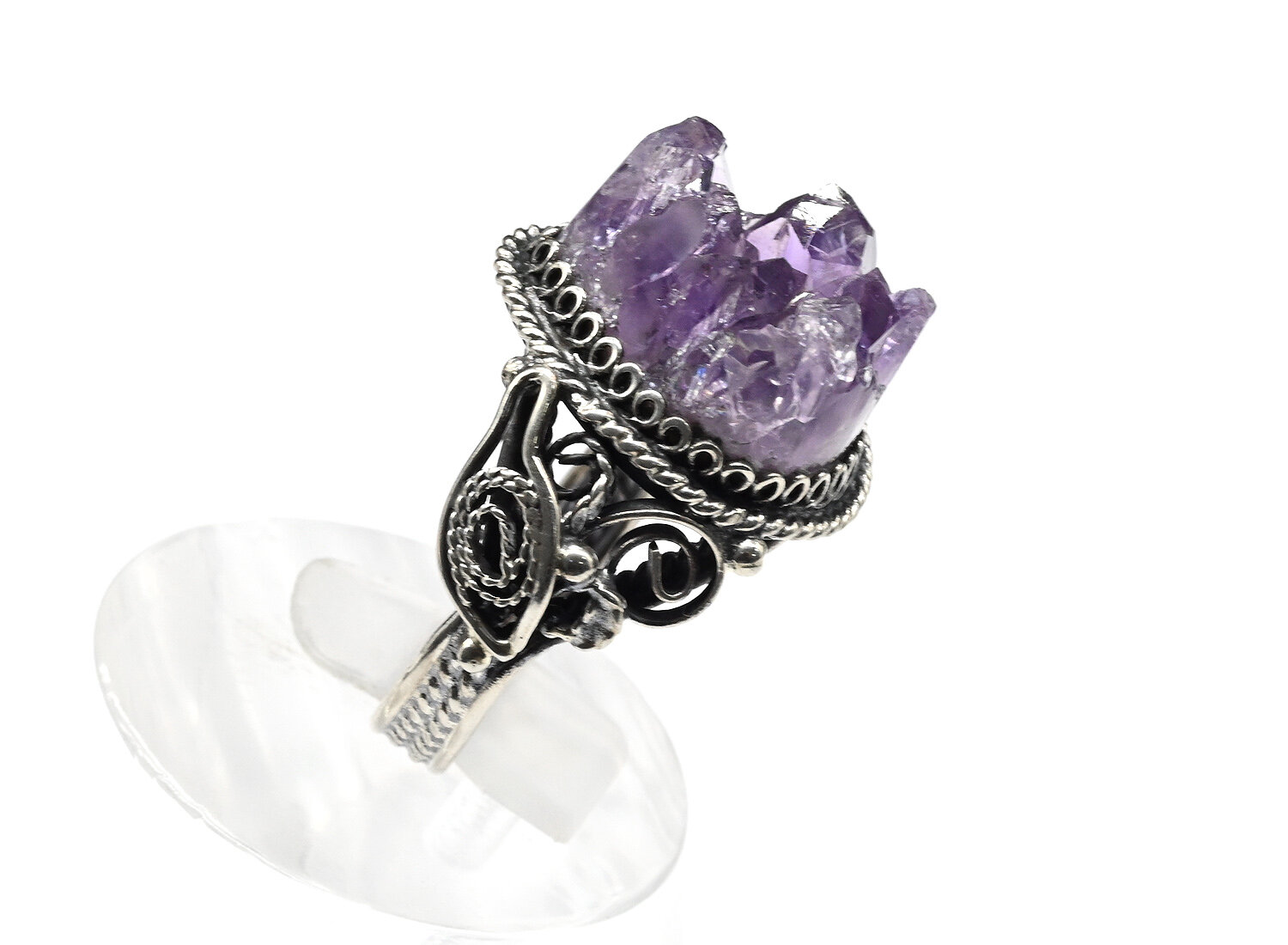 Кольцо, аметист