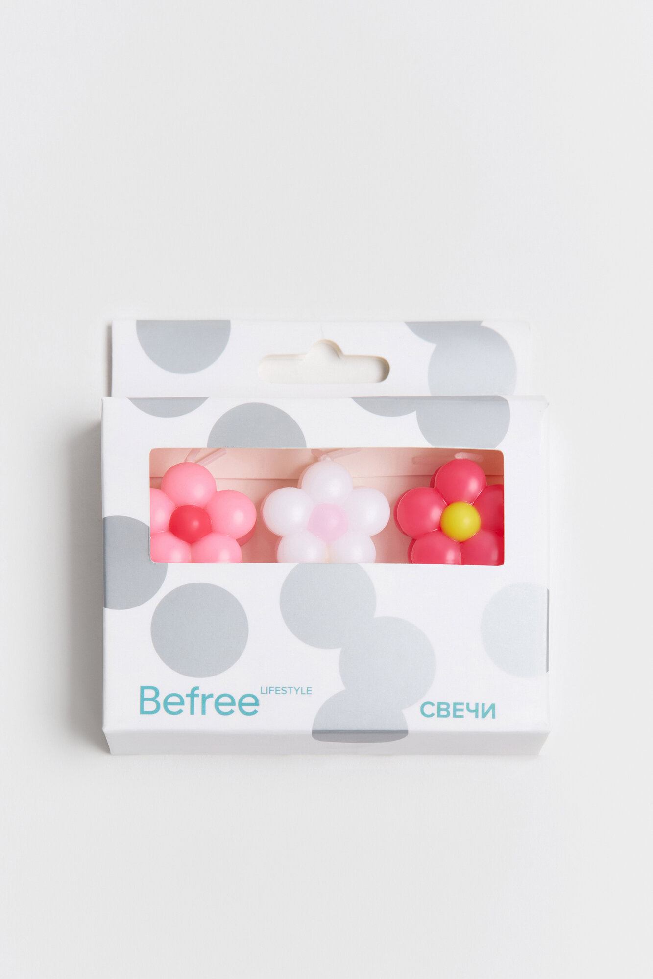 Набор свечей Befree, для торта, круглые, деревянные шпажки, плавающие, 6 шт