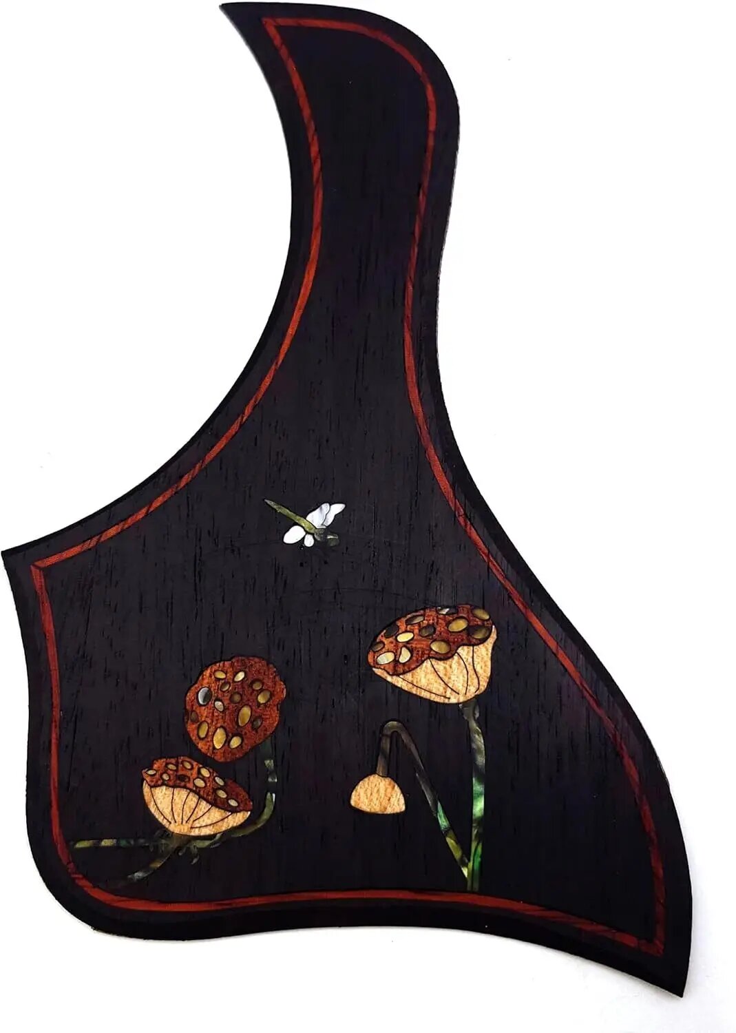 Накладка для акустической гитары из палисандра с инкрустацией 4