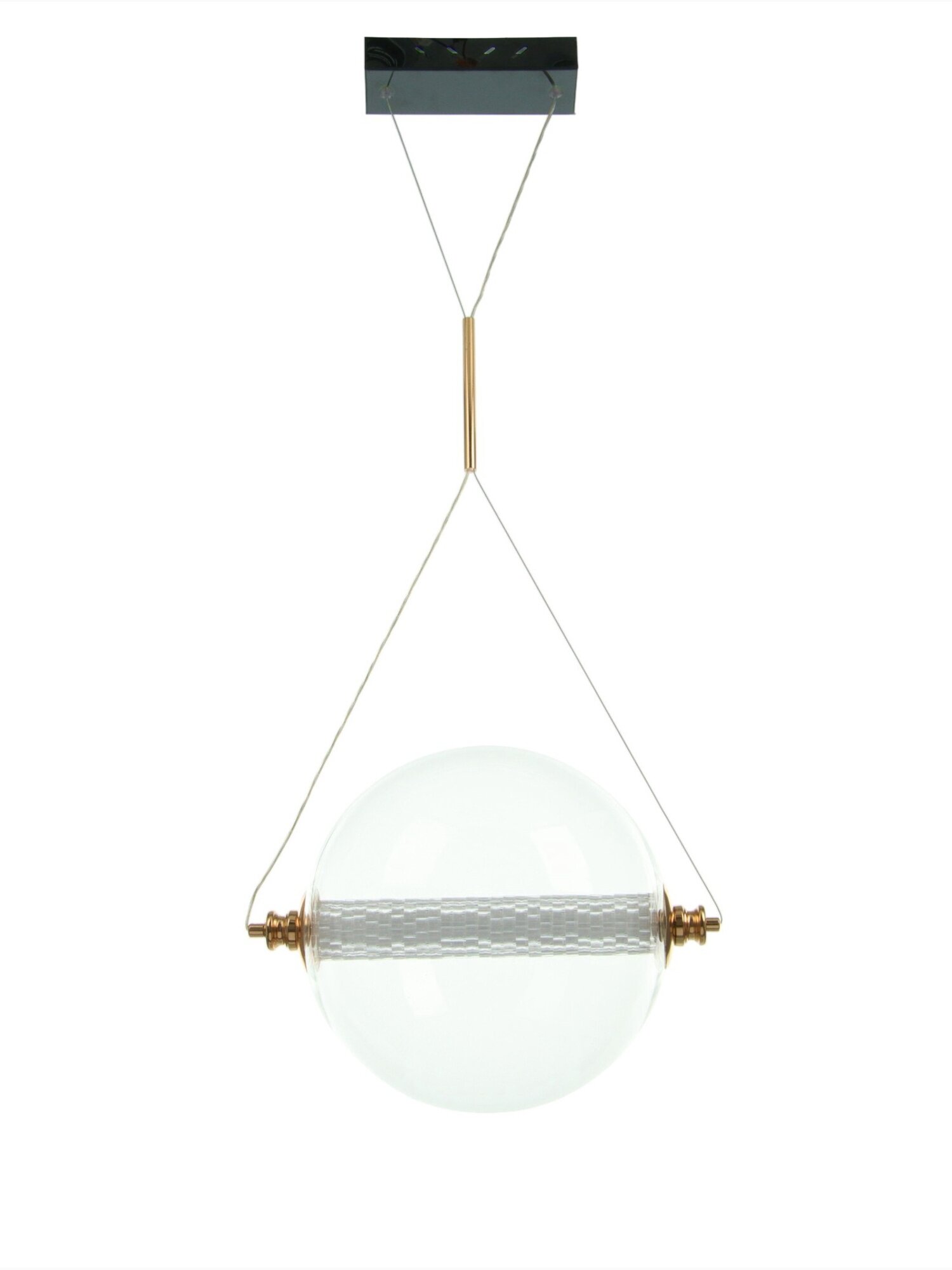 Люстра BayerLux Julia, LED, 46 Вт, 3000-6000K, IP20, металл, стекло, пластик