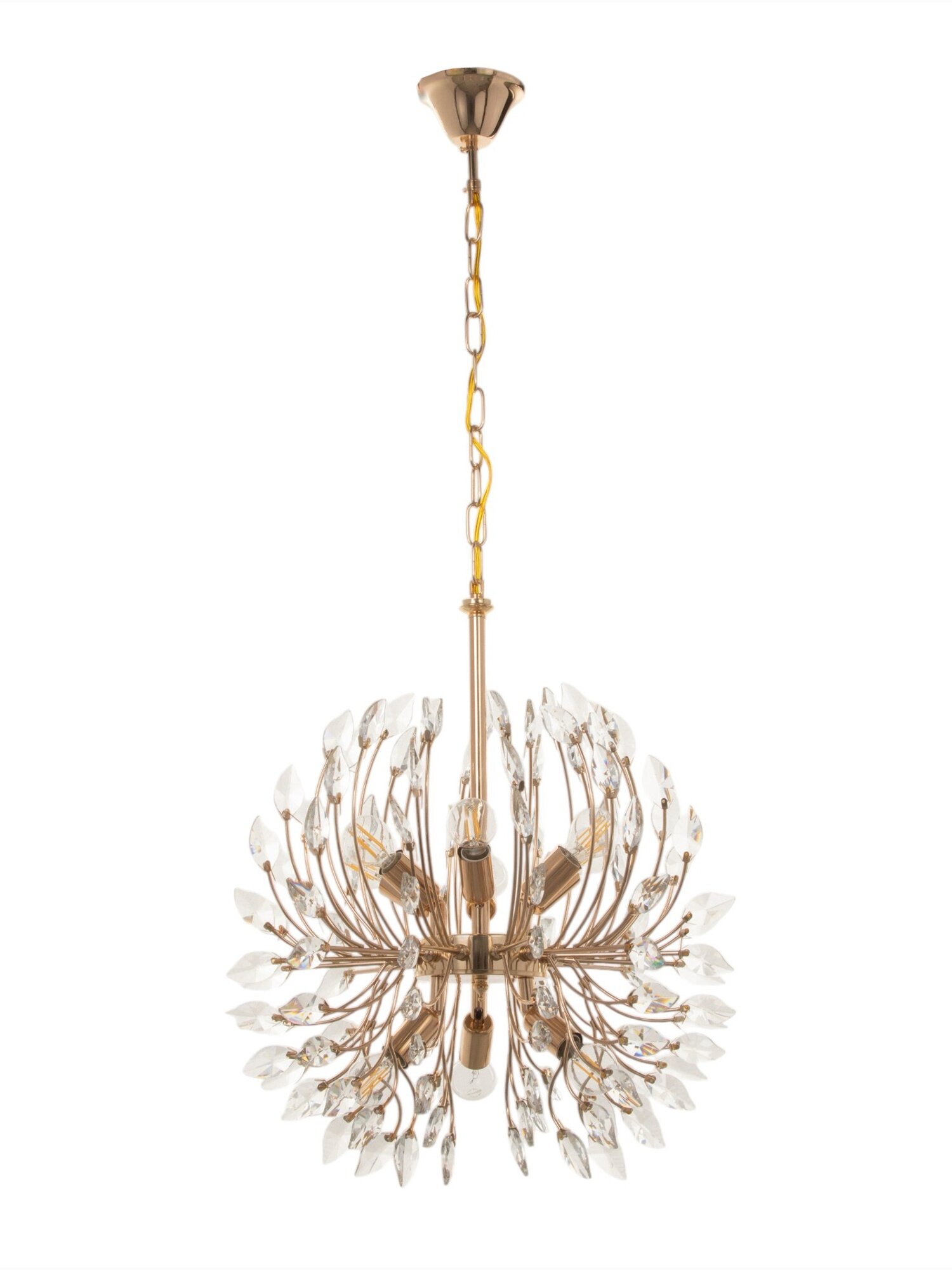 Люстра BayerLux "Доминика", E14, 40 Вт, 9 ламп, IP20, 50x50x105 см