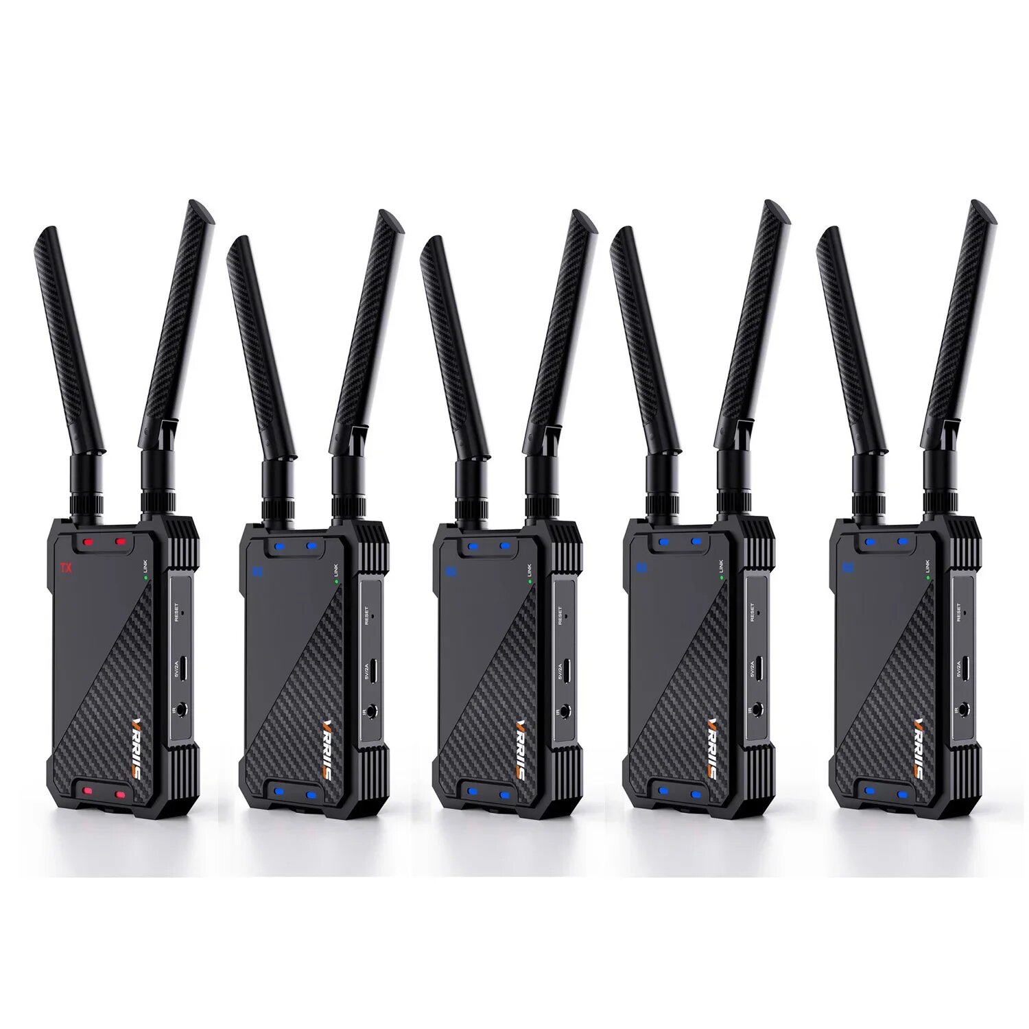 Vrriis WL081 Беспроводной HDMI передатчик и приемник Европейская вилка (EU Plug), 1 TX 4 RX