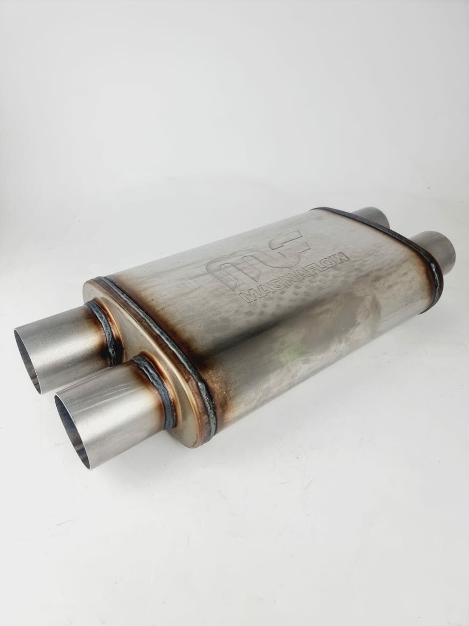 Глушитель прямоточный 63мм Magnaflow style 355мм X-образный