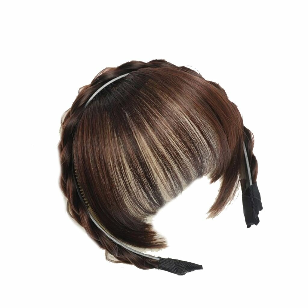 Хвост парик женский длинные волосы скручивания клип - темно-коричневый - 45 см